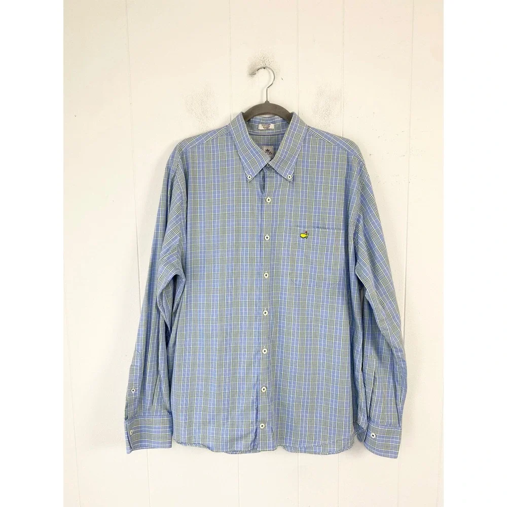 Peter Millar | Shirts | Peter Millar Masters Tournament Plaid Button ...